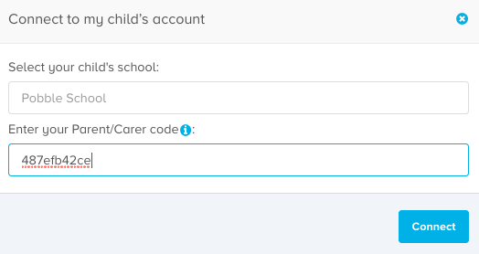 How does a parent activate their parent code?